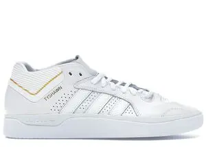Adidas Tyshawn Sneakers - White/gold