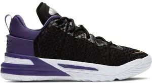 Nike Lebron 18 Lakers Sneakers - Black/metallic Gold/court Purple