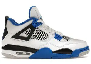 JORDAN 4 Retro Motorsports Sneakers - White/varsity Blue/black