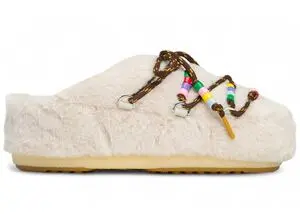 Moon Boot Saint Laurent Skinny Belt With Cassandre Logo Buckle White/beads