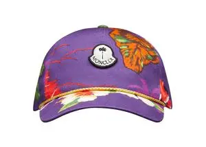 Moncler X Palm Angels Hawaii Cap - Purple Multi Print