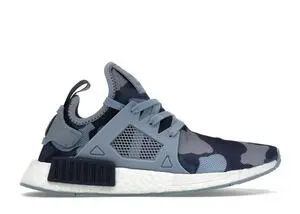 Adidas Nmd Xr1 Blue Duck Camo Sneakers - Midnight Navy Blue/noble Ink/grey