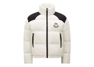 Moncler X Palm Angels Nevin Short Down Jacket - Off White