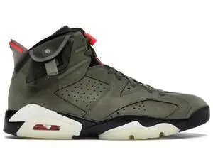JORDAN Retro Travis Scott - Medium Olive/black/sail