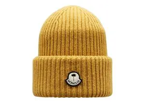 Moncler X Palm Angels Wool Beanie - Yellow