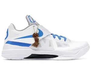 Nike Kd 4 Think 16 Thunderstruck Sneakers - White/photo Blueone-colorwolf Greyone-colorblack