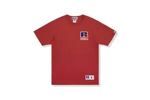 A BATHING APE X Russell College Tee Shirt