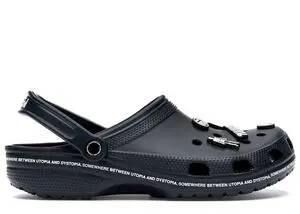 CROCS Classic Clog Pleasures Utopia Dystopia - Black