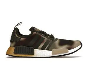 Adidas Nmd R1 Star Wars Princess Leia Sneakers - Night Cargo/brown/gold Metallic