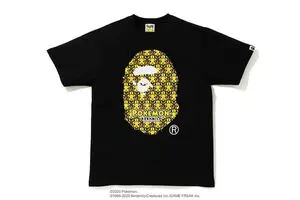 A BATHING APE X Pokemon Ape Head Tee Shirt #1 - Black