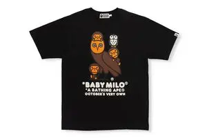 A BATHING APE X Ovo Baby Milo T-shirt - Black