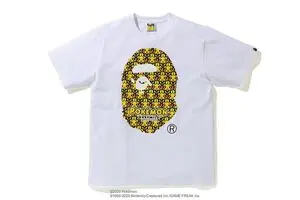 A BATHING APE X Pokemon Ape Head Tee Shirt #1 - White