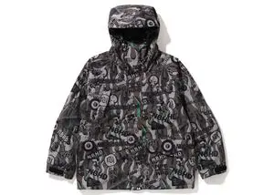 Men's A Bathing Ape Black Aape Jackets