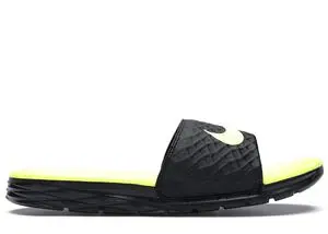 Nike Benassi Solarsoft Slides - Black/volt