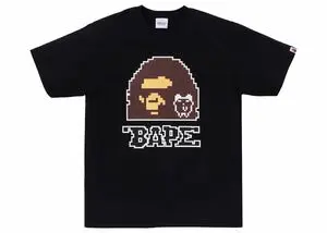 A BATHING APE X Tamagotchi I Tee Shirt - Black