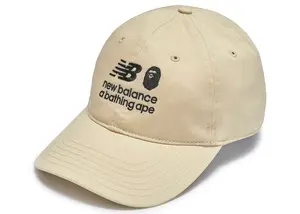 A BATHING APE X New Balance Panel Cap - Beige
