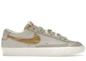 Nike Blazer Low '77 Removable Swoosh Sneakers - Light Bone/summit White/university Red