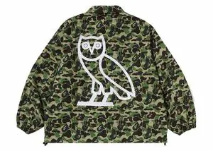 A BATHING APE X Ovo Abc Camo Coach Jacket