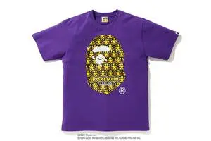 A BATHING APE X Pokemon Ape Head Tee Shirt #1