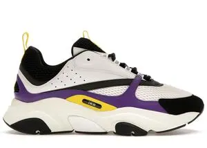 Dior B22 Sneaker - White/violet/yellow