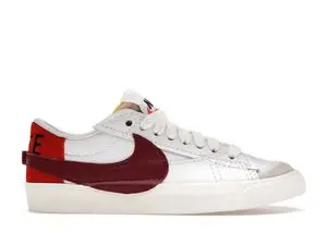 Nike Blazer Low 77 Jumbo Sneakers - White/dark Beetroot/cinnabar