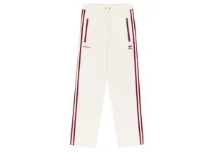 SPORTY & RICH X Adidas Track Pants - Cream/merlot