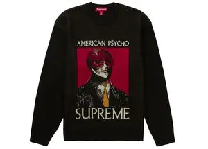Supreme American Psycho Sweater - Black