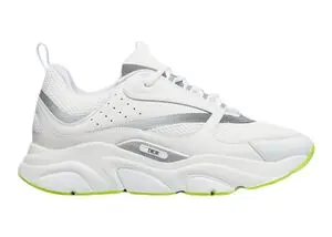 Dior B22 Sneakers - White/silver/fluo Green