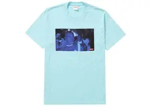 Supreme America Eats Its Young Tee Shirt Turquoise