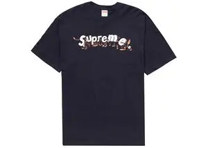 Supreme Apes Tee Shirt - Navy Blue