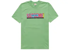 Supreme All Over Tee Shirt - Lime