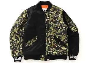 A BATHING APE X Unkle Mwa Camo Ma1 Jacket
