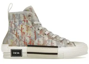Dior B23 High-top Oblique Sneakers - White