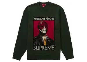 Supreme American Psycho Sweater - Green