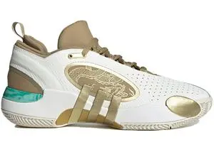 Adidas D.o.n. Issue #5 Year Of The Dragon Sneakers - Core White/matte Gold/halo Gold
