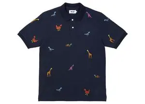 PALACE Animals Polo Shirt - Navy Blue