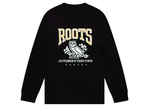 OVO X Roots Crewneck Sweatshirt - Black