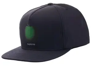 Supreme Apple 5-panel Cap - Navy Blue