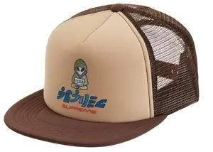Supreme Alien 5-panel Trucker Hat - Brown