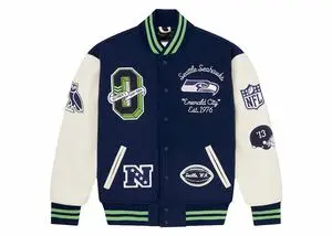 OVO X Nfl Seattle Seahawks Varsity Jacket