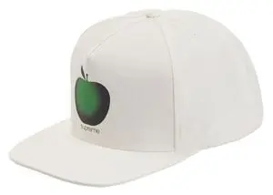 Supreme 5-panel Cap - White