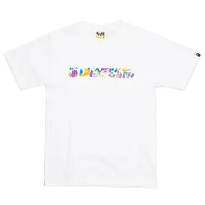 A BATHING APE X Undefeated Unbalance Tee Shirtin - White