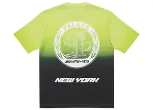 PALACE Amg 2.0 New York T-shirt Black/lime