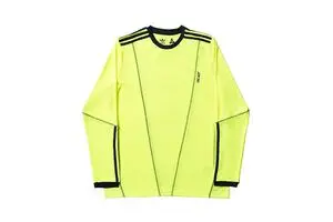 PALACE Adidas Longsleeve Tee Shirt Solar Yellow/black