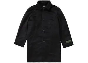 Supreme Alpaca Overcoat - Black