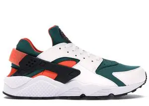 Nike Air Huarache Run Miami Hurricanes Sneakers - White/black/rainforest
