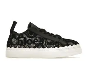 Chloé Lauren Lace Sneakers - Black