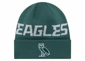 OVO X Nfl Philadelphia Eagles New Era Beanie - Green