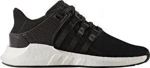 Adidas Eqt Support 93/17 Milled Leather Sneakers - Core Black/running White