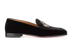 CHRISTIAN LOUBOUTIN Crest On The Nile Flat